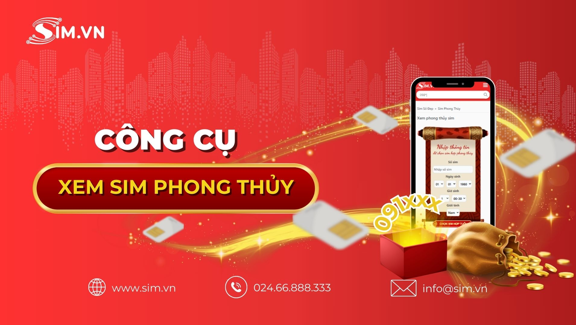 Xem Bói Sim Phong Thủy