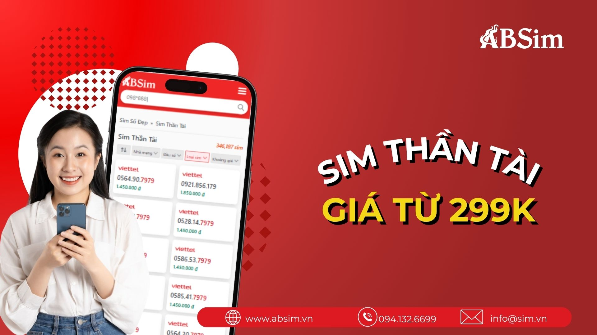 SIM Thần Tài - SIM Thần Tài đẹp giá rẻ chỉ từ【299.000đ】