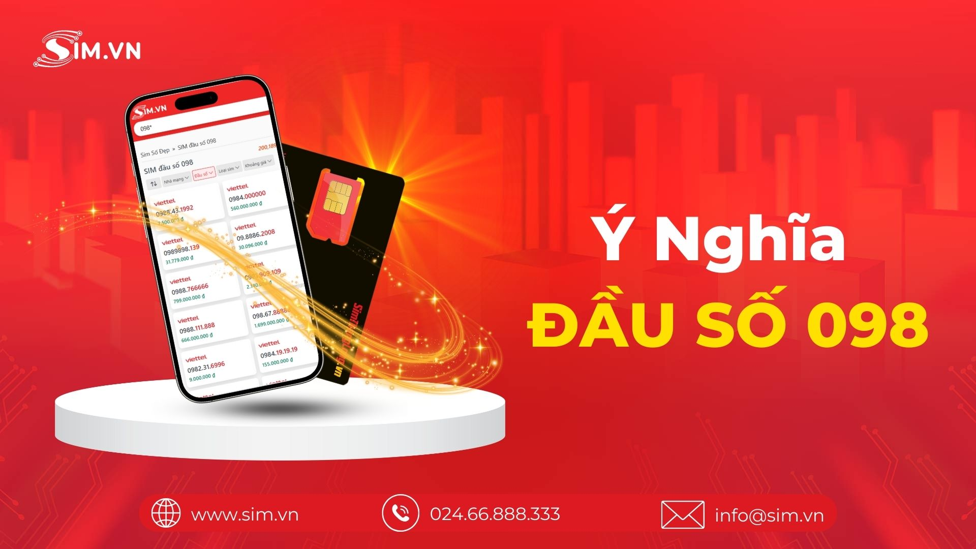 #1 SIM đầu số 098 | +98.887 SIM Viettel 098 giá chỉ từ【799k】