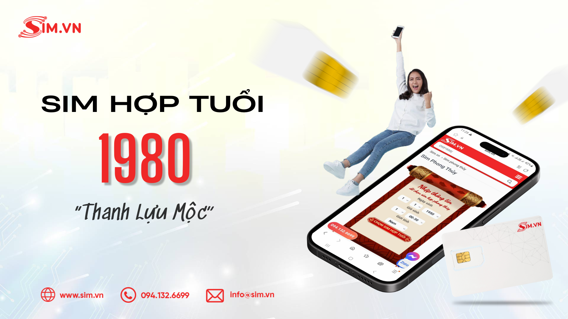 Cách chọn sim hợp tuổi 1980 theo phong thủy